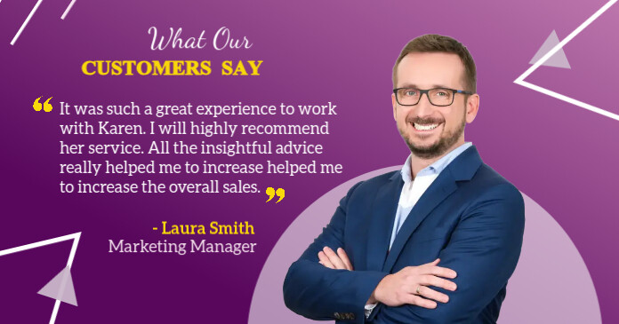 customer testimonials Template | PosterMyWall