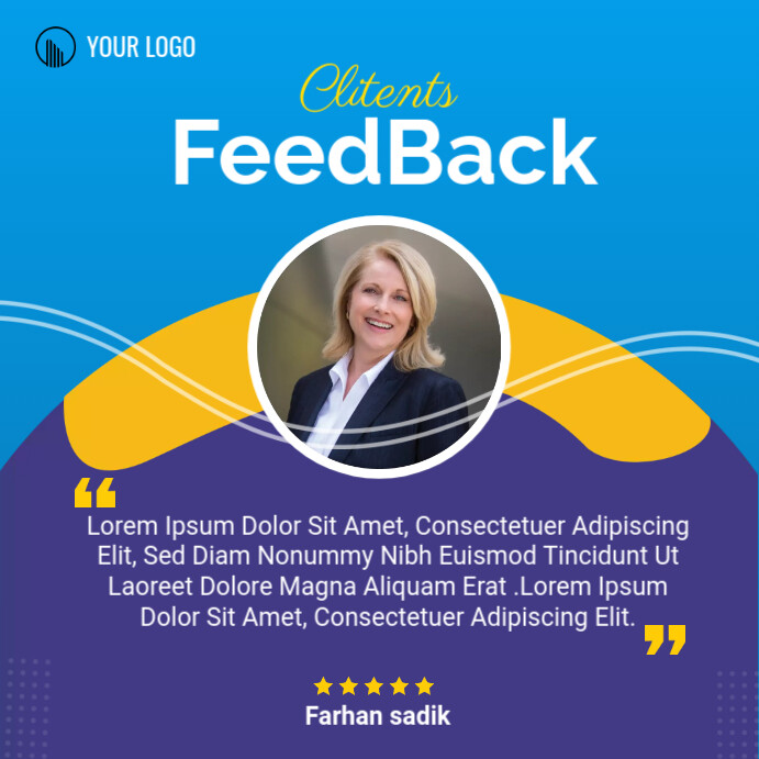 Customer Testimonials Template | PosterMyWall