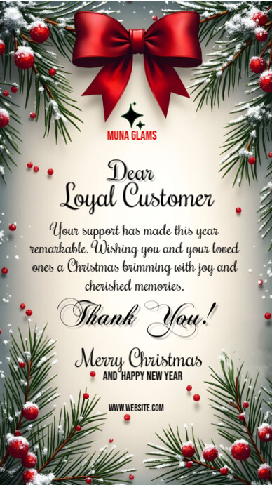 Plantilla de Customer thank you note | PosterMyWall