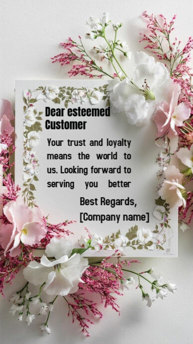 Customers appreciation Template | PosterMyWall