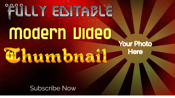 Customizable YouTube thumbnail Background Templat | PosterMyWall