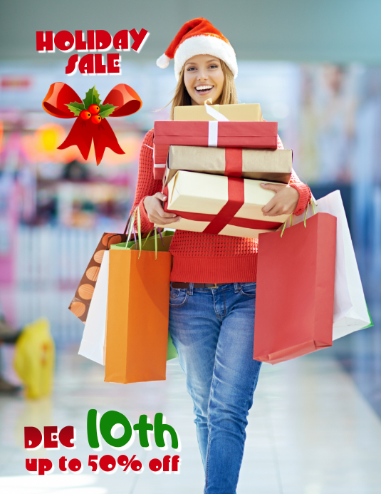 Customize this Holiday Sale Flyer Template | PosterMyWall