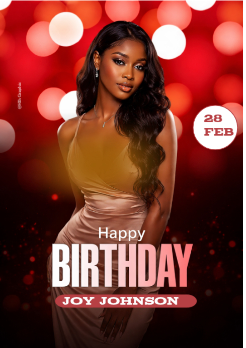 Plantilla de Customized editable birthday flyer | PosterMyWall