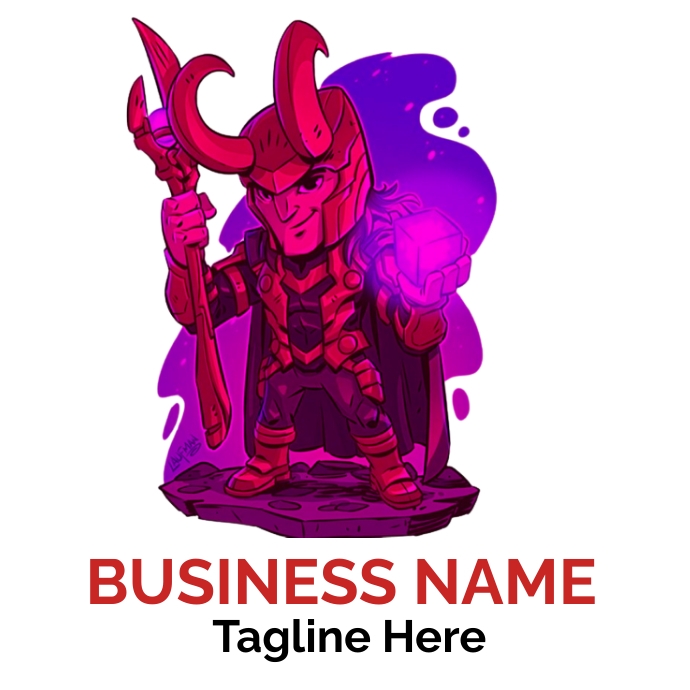 cute chibi character , chibi logo, cartoon Template | PosterMyWall