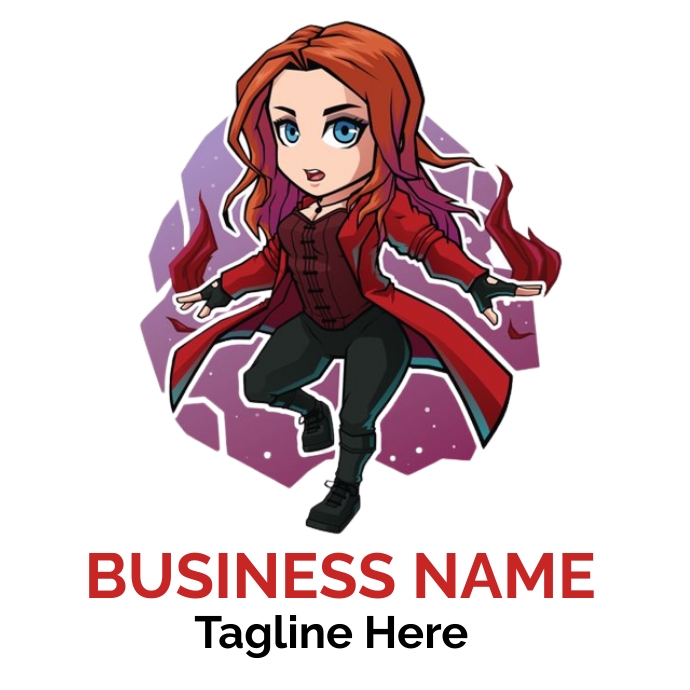 cute chibi character , chibi logo, cartoon Template | PosterMyWall