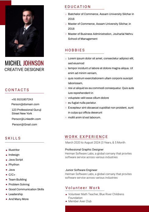 cv template | PosterMyWall