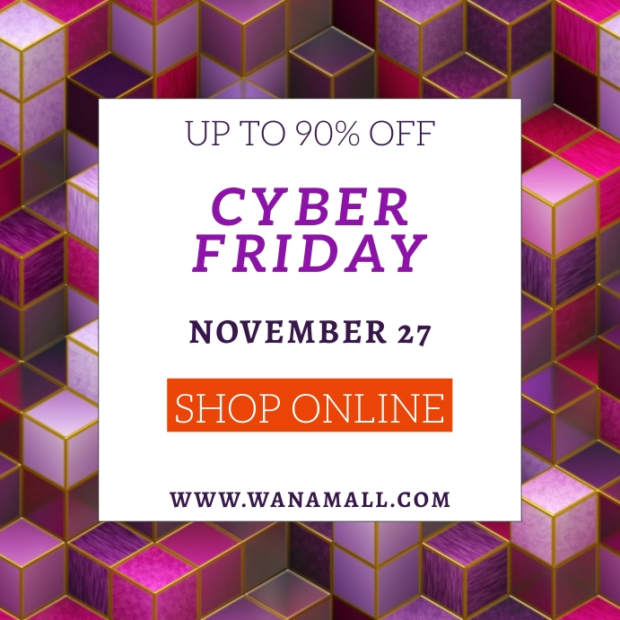 Cyber Friday Social Media Template | PosterMyWall