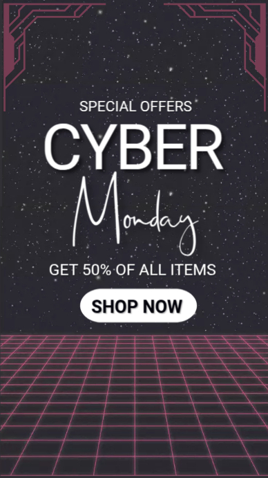 Cyber monday,sale,event Template | PosterMyWall