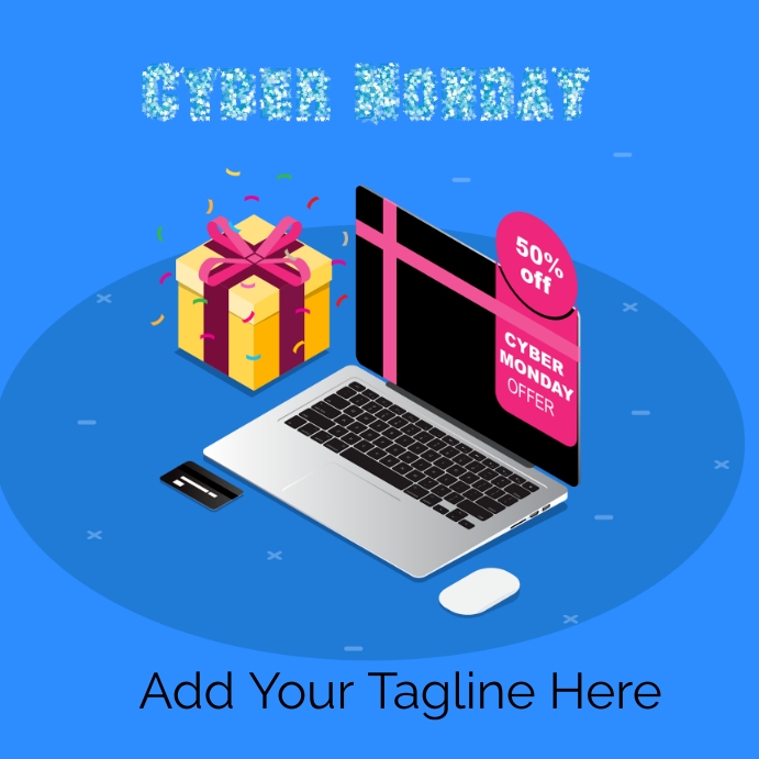 Cyber Monday Ads, Cyber Monday Ad Template, C | PosterMyWall