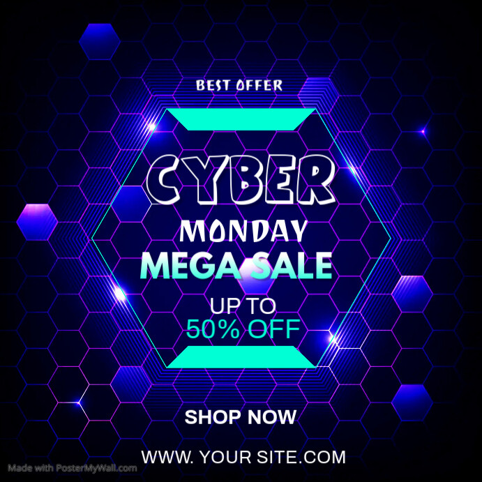 cyber monday Template | PosterMyWall
