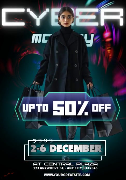 Cyber Monday Template | PosterMyWall