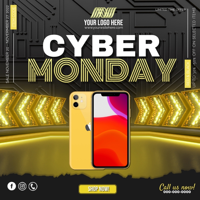 Cyber Monday Template | PosterMyWall