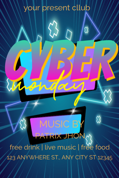 cyber Monday Template | PosterMyWall