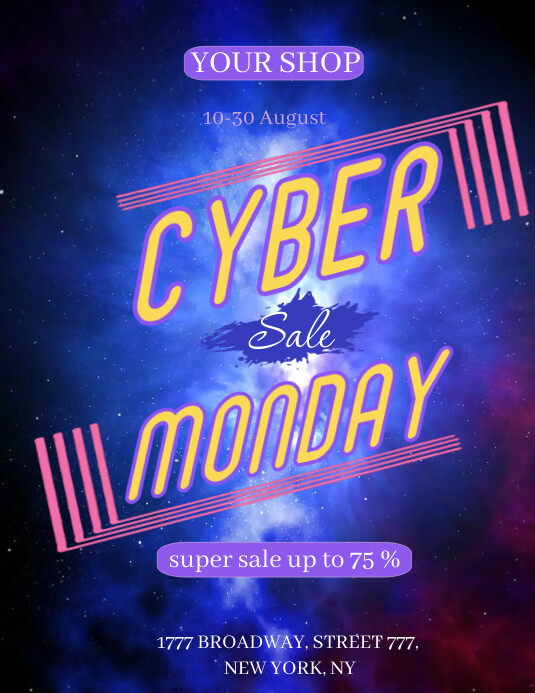 Cyber Monday Flyer Template | PosterMyWall