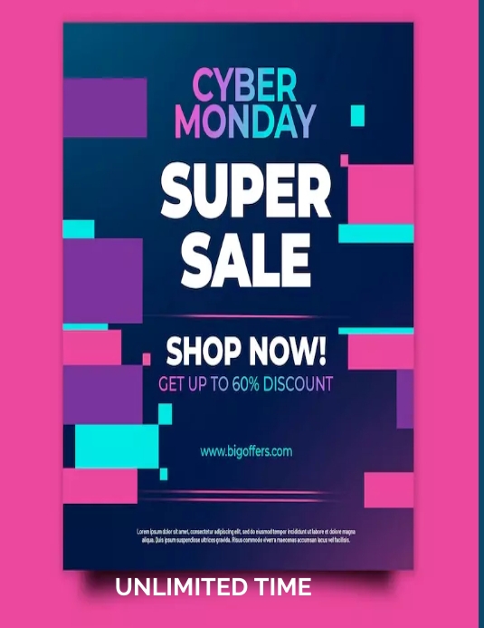 Cyber Monday Flyers Template | PosterMyWall