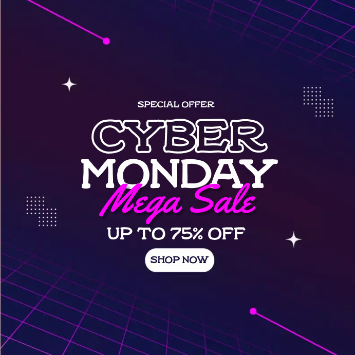 Cyber Monday Instagram Post Template | PosterMyWall