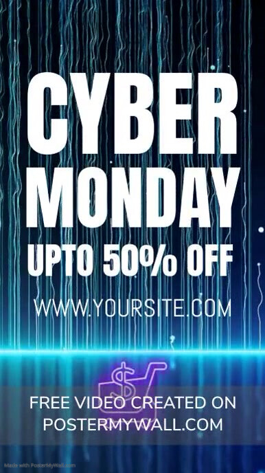 Cyber Monday Offer Promo Sale Advert Template | PosterMyWall