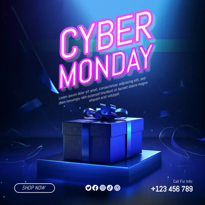 Cyber Monday Poster Template | PosterMyWall