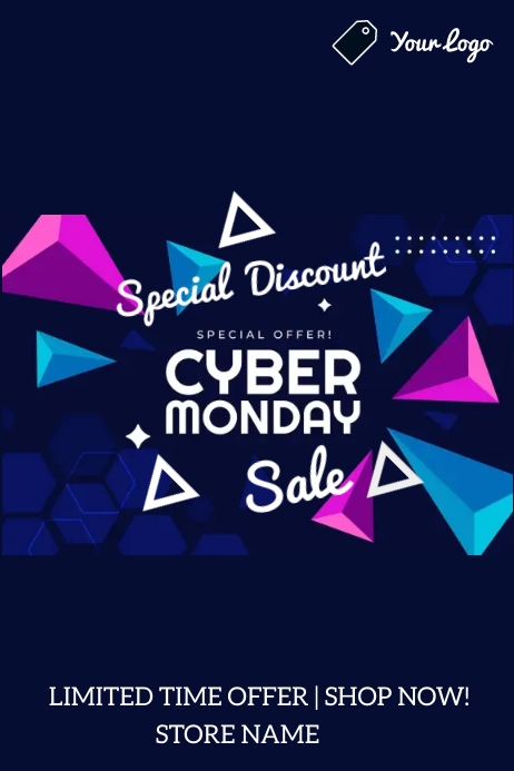Cyber Monday Sale Template | PosterMyWall