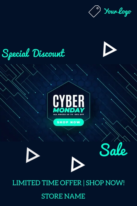 Cyber Monday Sale Template | PosterMyWall