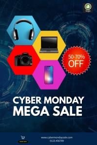 cyber monday sale Template | PosterMyWall