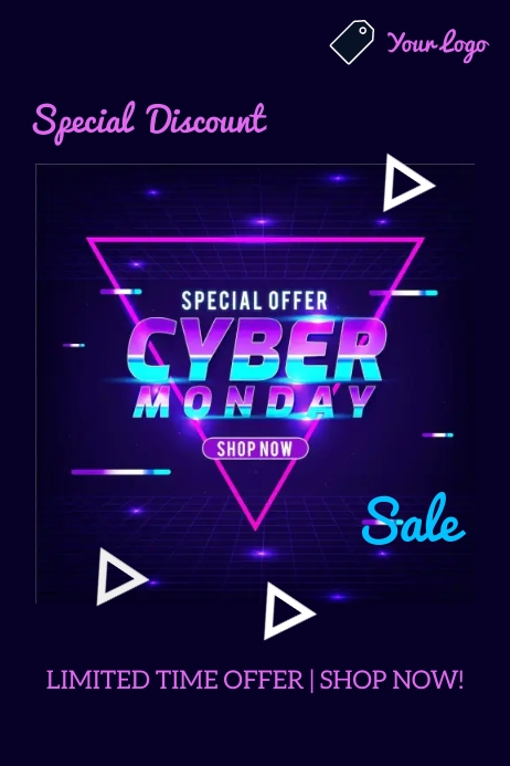 Cyber Monday Sale Template | PosterMyWall
