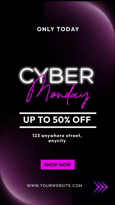 Cyber Monday Sale Template | PosterMyWall