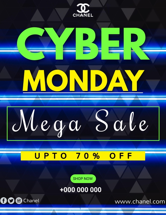 Cyber Monday Sale Template | PosterMyWall