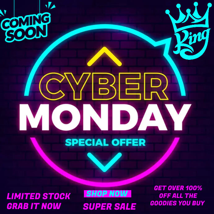 cyber monday special offer Template | PosterMyWall