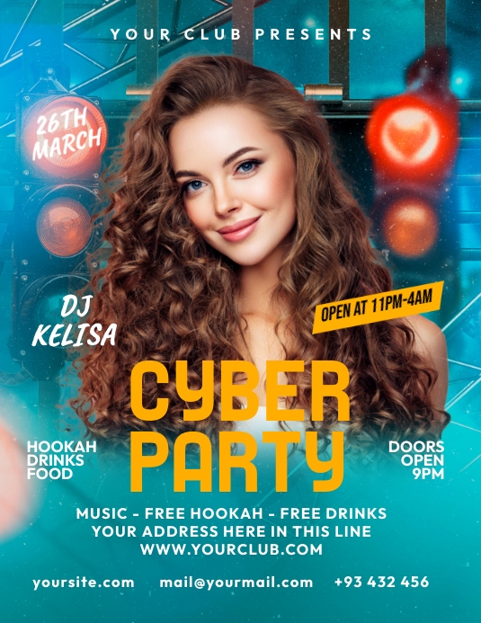 Copy of Cyber Party Ads | PosterMyWall