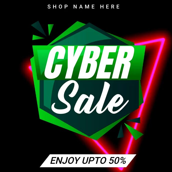 cyber sale/grand sale/big sale Template | PosterMyWall