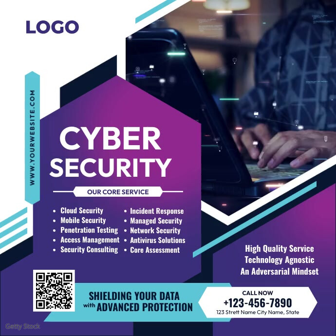 Cyber Security Ad Template | PosterMyWall