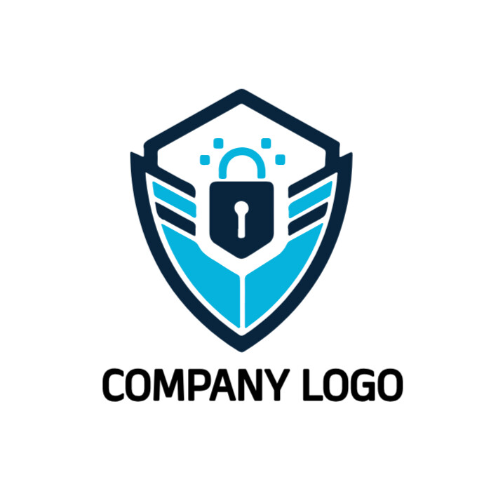 Modèle Cyber-security-data-digital-protection-emblem-concept- Logo ...