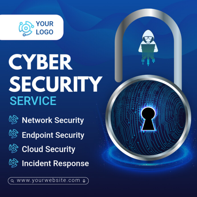 Cyber security flyer Template | PosterMyWall