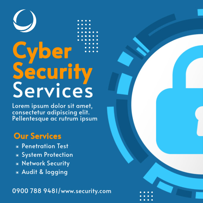 Plantilla de Cyber security flyer | PosterMyWall