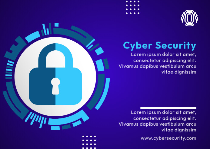 Cyber security flyer Template | PosterMyWall