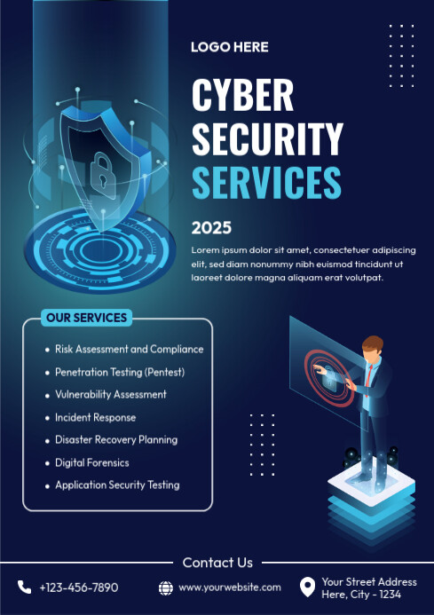 Copy of Cyber Security Flyer Template | PosterMyWall