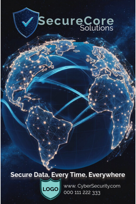 cyber security poster Template | PosterMyWall