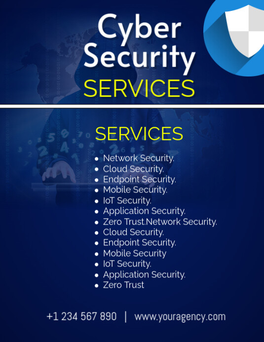 Cybersecurity Template | PosterMyWall