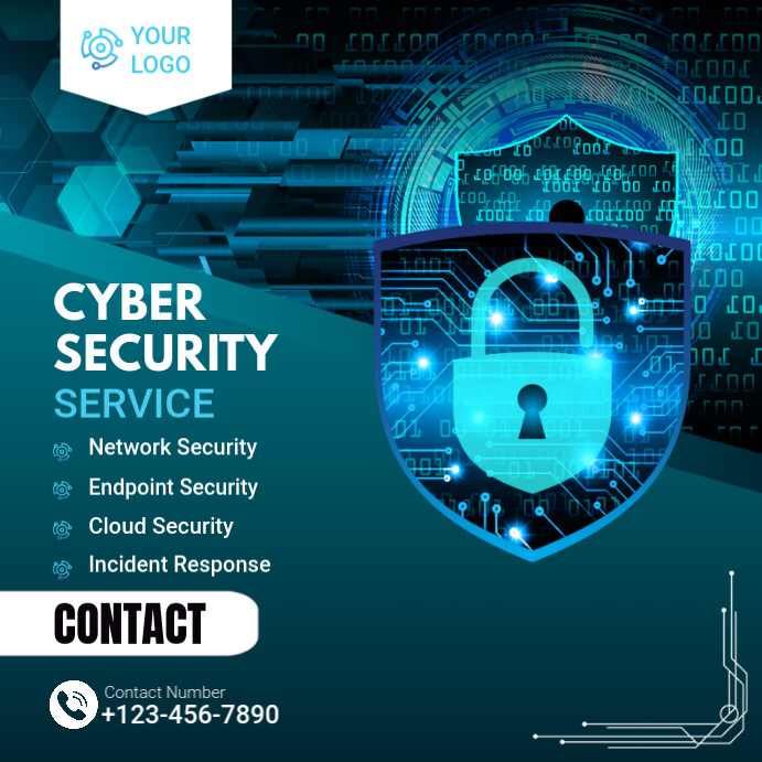 cybersecurity posters Template | PosterMyWall