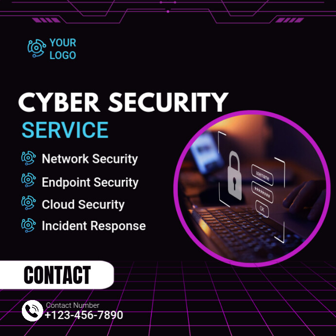 cybersecurity posters Templat | PosterMyWall