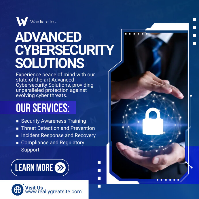 CYBERSECURITY SERVICE Template | PosterMyWall