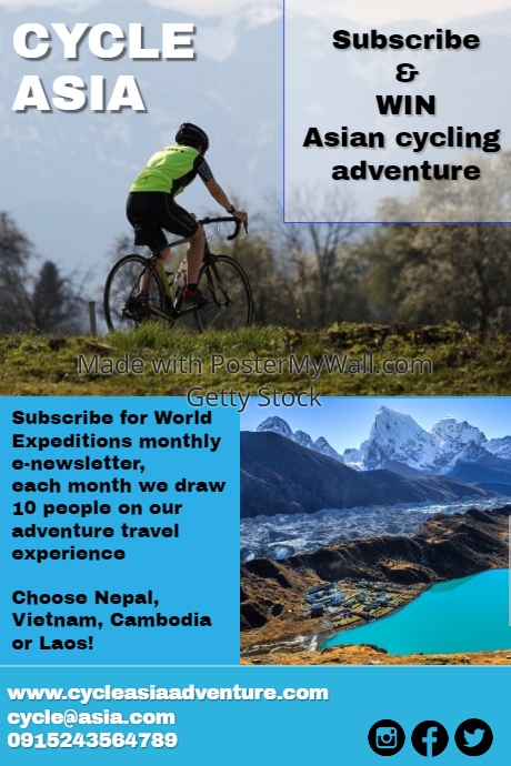 Cycle Asia | PosterMyWall
