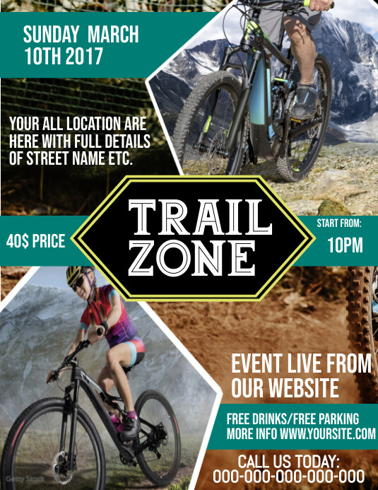 cycle racing live sport event Template | PosterMyWall