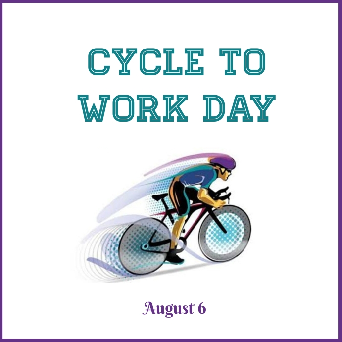 cycle to work day Template | PosterMyWall
