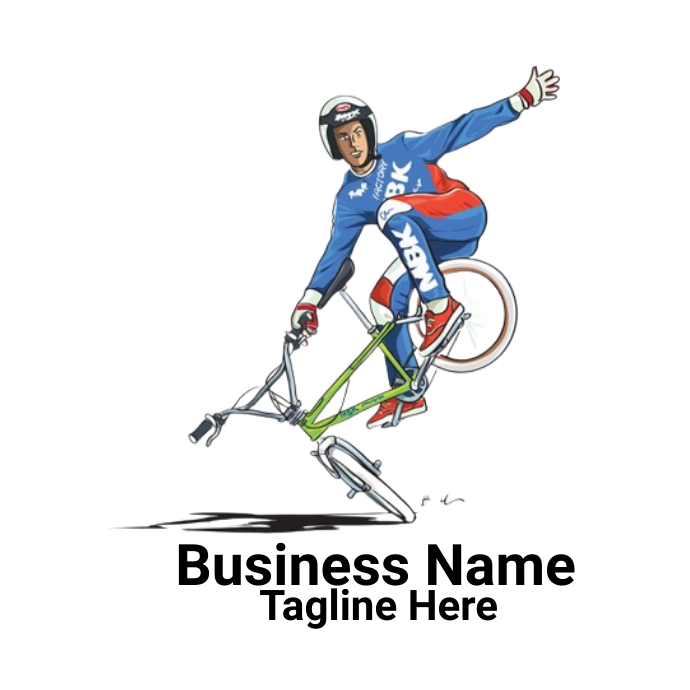 cycle tricks logo Template | PosterMyWall