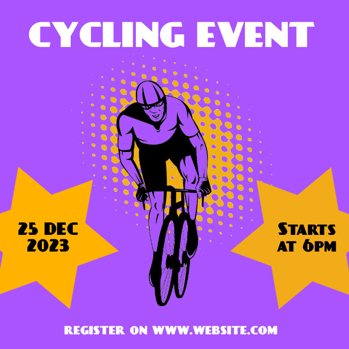 Cycling event Template | PosterMyWall
