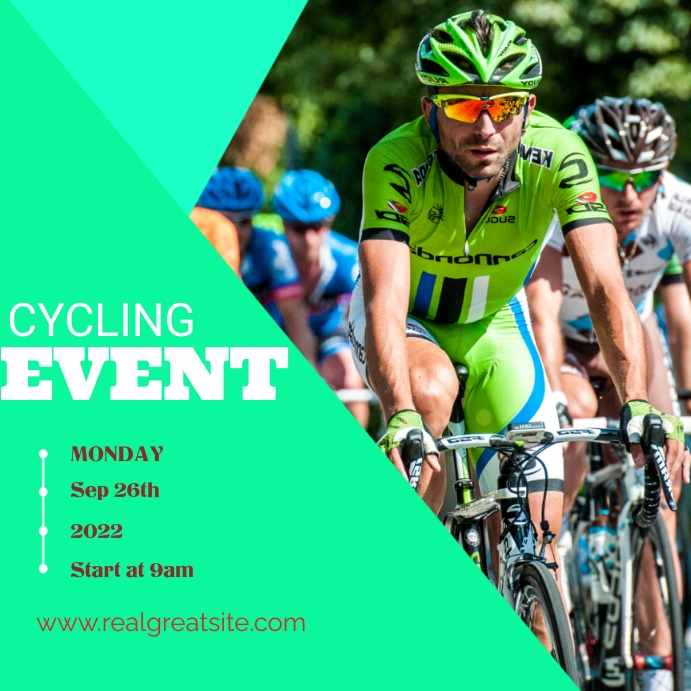 Copy of Cylcing event Instagram template | PosterMyWall
