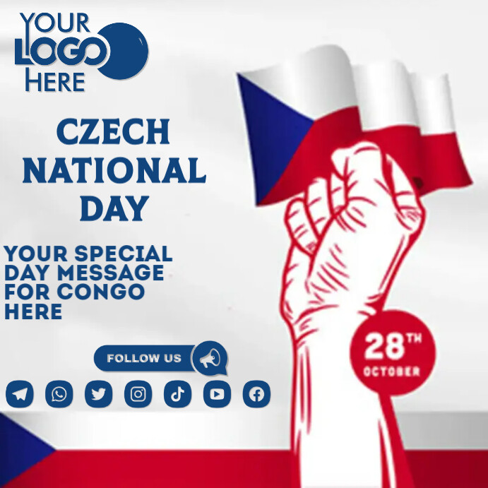 czech national day Template | PosterMyWall