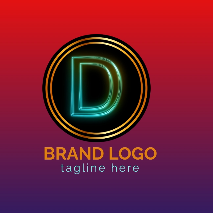 D BRAND LOGO Template | PosterMyWall